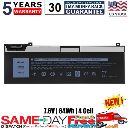 5TF10 64Wh Battery For Dell Precision 7730 7740 7530 7540 P34E P34E001 ...