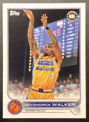 2022-23 Topps NBL National Basketball League - #14 Devondrick Walker ...
