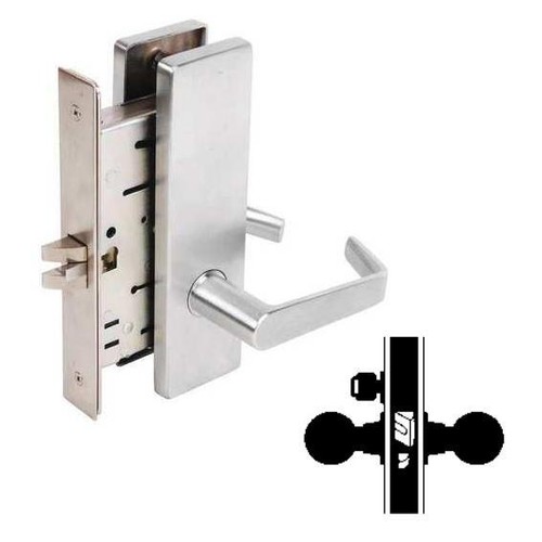 MA581L DANE-NAPA 626 Grade 1 Mortise Lock, Storeroom, Less Core, 2-3/4 ...