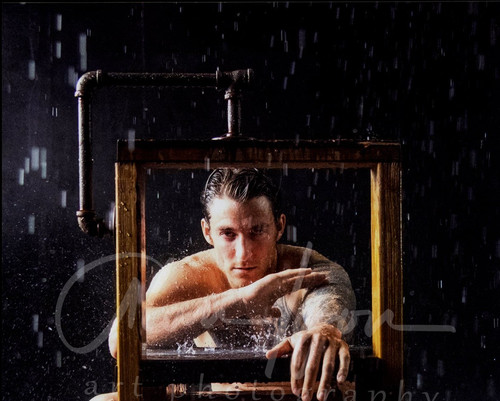 Alan Lyon Original Male Metallic Photo gay 14x11 (1) Joey rain chair | eBay