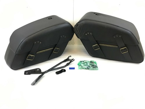 2018-2020 OEM Harley-Davidson FLFB Softail Fatboy Leather Saddlebags ...
