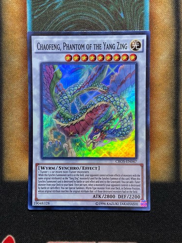 Yugioh Chaofeng, Phantom Of The Yang Zing CROS-EN047 Super Rare NM | eBay