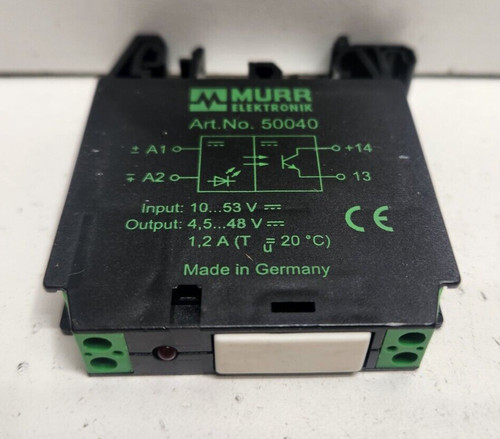NEW OLD STOCK! MURR ELEKTRONIK OPTO-COUPLER MODULE 50040 | eBay