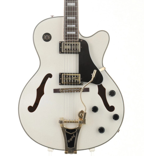 Used EPIPHONE Limited Edition Emperor Swingster Royale Pearl White 2012 ...