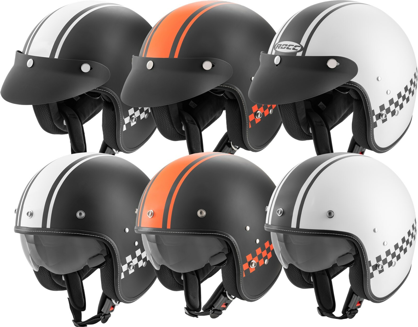 Jethelm Schwarz Motorrad Roller Moped Quad Helm Bobber S M L XL XXL | eBay