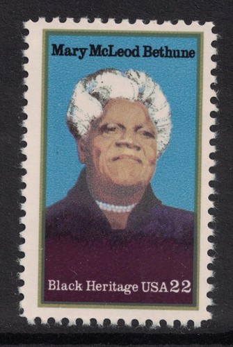 Scott 2137- Mary McLeod Bethune, Black Heritage- MNH- 22c 1985- unused ...