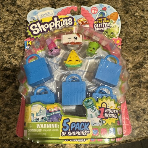 2014 Shopkins Season 1 5 pack of shopkins blind basket sealed random ...