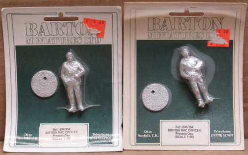 Barton Miniatures Ltd. BM/304 British Rac Officer (Present Day) 2-PACK ...