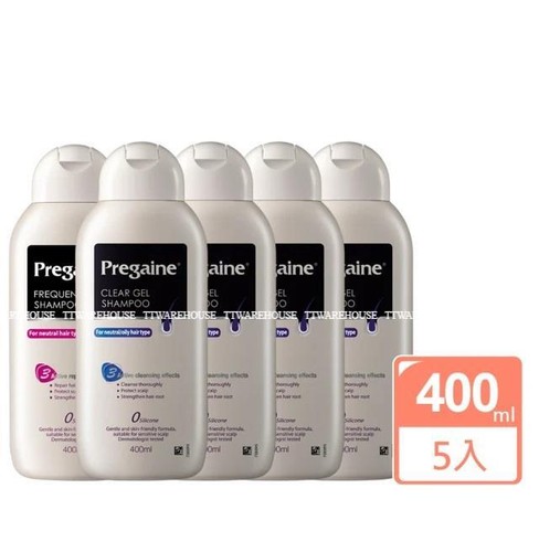 [US] NEW *BUNDLE* PREGAINE Clear Gel Shampoo & Frequent Use Shampoo ...