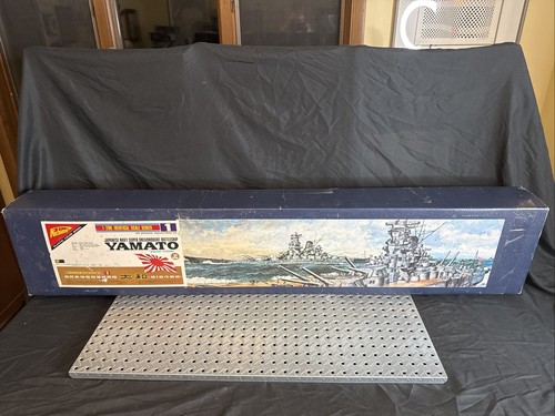 Former Japanese Navy Battleship Yamato Model - Box & Misc Parts ...