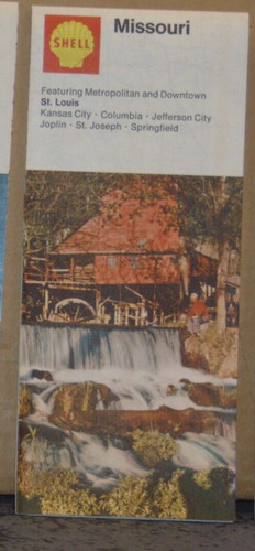 1971 Shell Road Map of Missouri "New Old Stock" | eBay