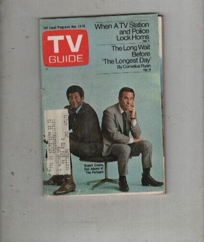 Nov.13, 1971 #46 TV Guide Texas Don Adams, Rupert Crosse....... The ...