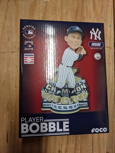 Mickey Mantle New York Yankees 7x World Series Champion Bobblehead | eBay