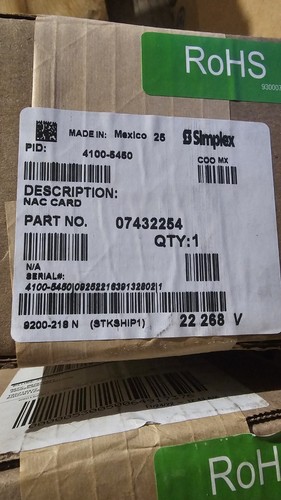 Simplex NAC Assembly Board 4100-5450 New In Box | eBay