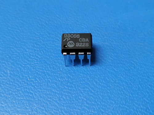 (2 PCS) 93C66/P MICROCHIP EEPROM, 512X8, Serial, CMOS, PDIP8 | eBay