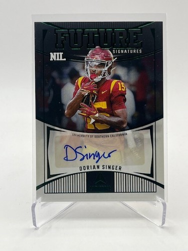 2024 PANINI LUMINANCE DORIAN SINGER FUTURE SIGNATURES AUTO GREEN SP # ...