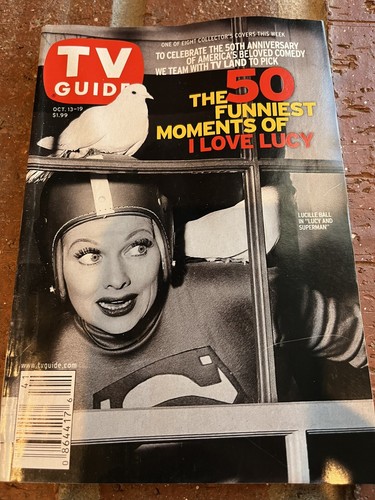 October 2001 TV Guide I Love Lucy 50th Anniversary Edition | eBay