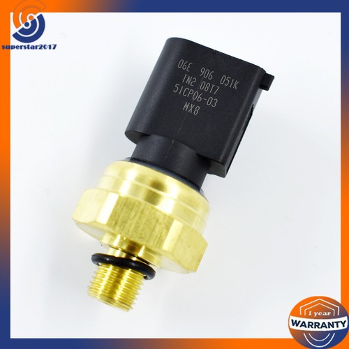 Fuel Pressure Sensor 06E906051K for Audi A4 A6 Volkswagen Jetta Passat ...