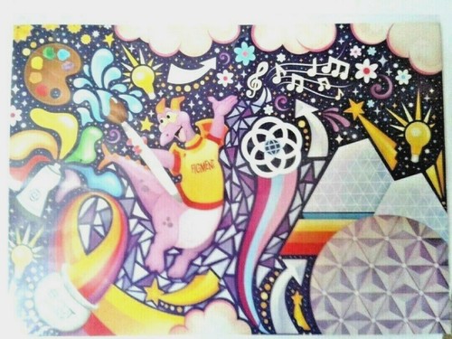 Disney Wonderground Gallery Figment Epcot Art Postcard, NEW | eBay