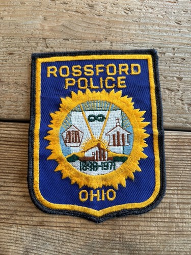 Rossford Ohio OH Police Department Shoulder Patch Rare | eBay