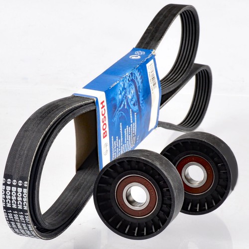 Bosch 6Pk2176 V-rib Strap + Rollers Set for Ford Fiesta V 1.3 with ...