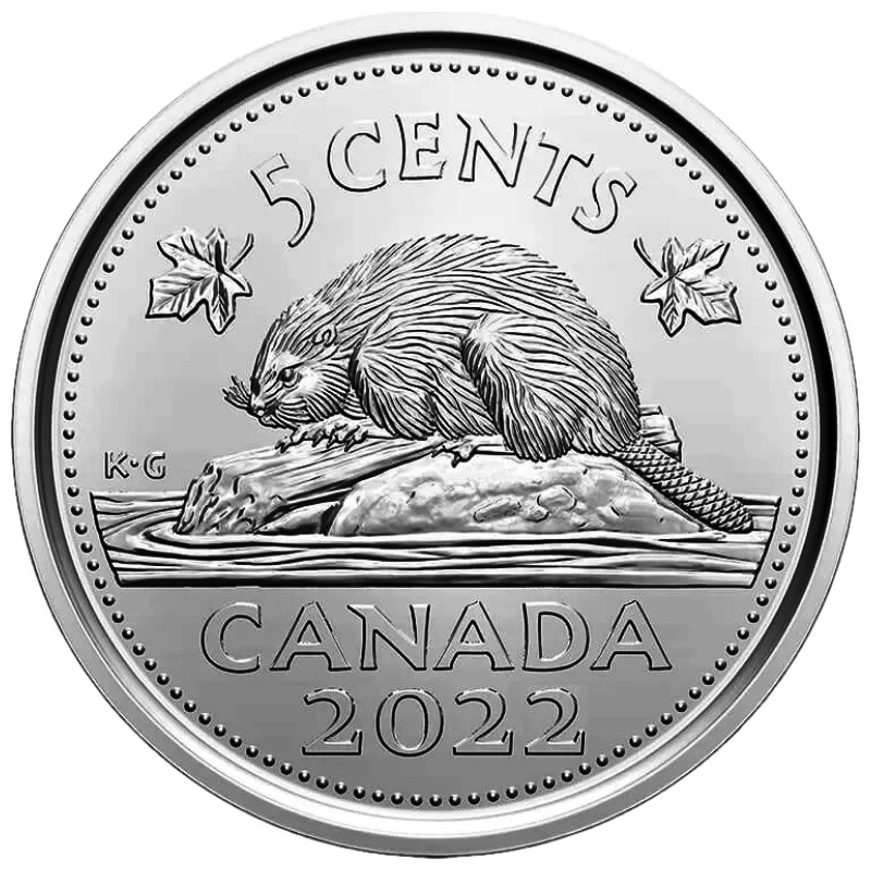 🇨🇦 Rare Canada 5 cents circulated coin, Beaver Nickel, 1953 | eBay