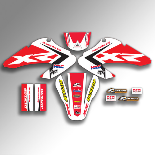 2001 2002 2003 HONDA XR 70 XR70 GRAPHICS RED MOTOCROSS MOTO STICKERS ...