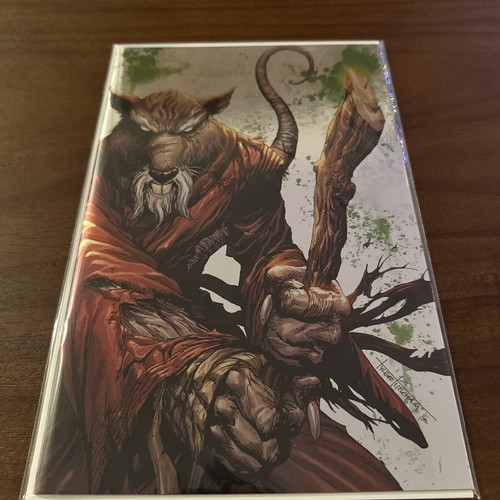 TMNT SDCC BATTLE DAMAGE SPLINTER FOIL VARIANT | eBay