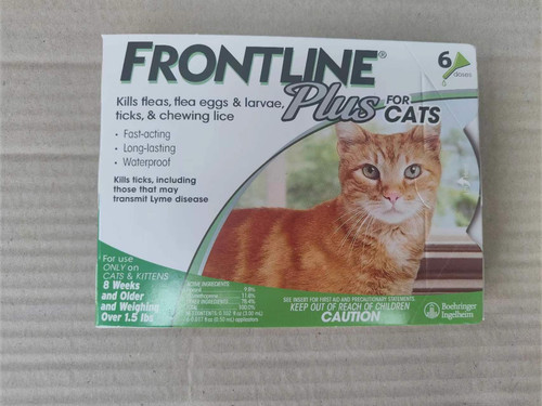 FRONTLINE Plus for Cats and Kittens,6 Doses,Flea and Tick prevention ...