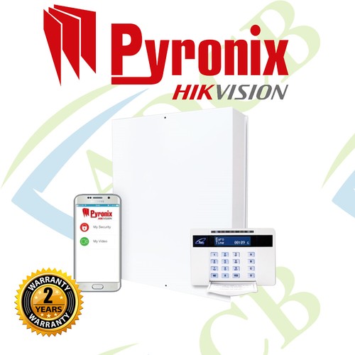 PYRONIX EURO-46L CONTROL PANEL, 10- 46 ZONES, POWER SUPPLY & LCD KEYPAD ...