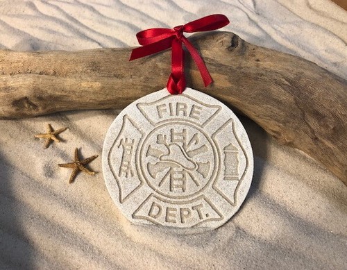 Fireman/Firefighter Sand Ornament | eBay
