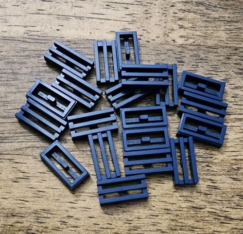 LEGO Dark Blue Tile 1 x 2 Grille Bottom Groove QTY 20 Part No. 2412b | eBay