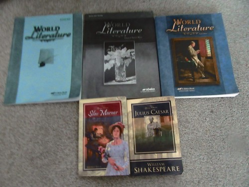 Abeka World Literature Set with Silas Marner/Julius Caesar 10th Grade ...