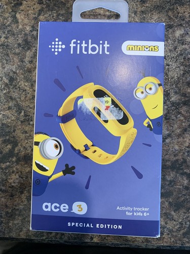 Fitbit Ace 3 Special Edition Minions Activity Tracker Watch For Kids 6 ...