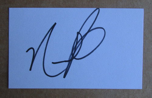 NELSON CRUZ SIGNED AUTOGRAPH 3X5 INDEX CARD MLB BREWERS RANGERS TWINS ...