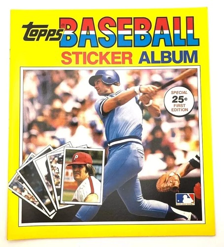 1981 Topps Baseball Sticker Album Sticker Book Complete (240) STICKERS ...