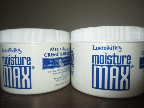 2x Lustrasilk Moisture Max Mega-Moist Creme Hairdress 8oz | eBay