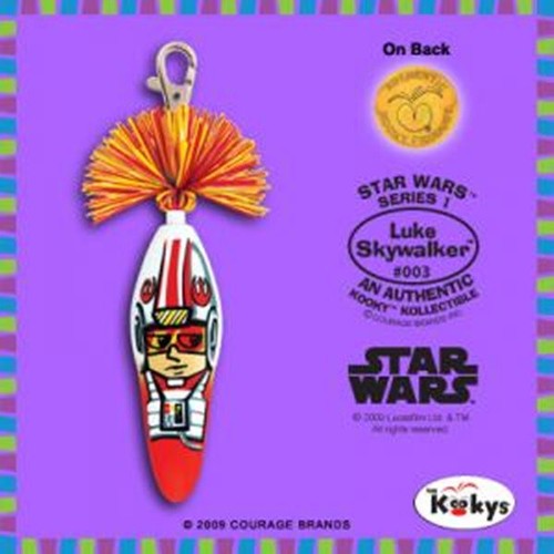 Star Wars Luke Skywalker Kooky Novelty Pen Keychain Set of 2 NEW | eBay