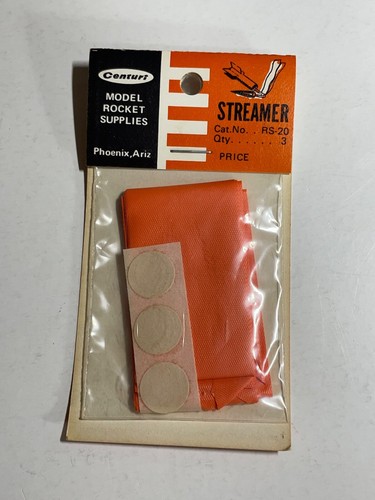Centuri Flying Model Rocket Streamer RS-20 MOC Rocketry Estes | eBay