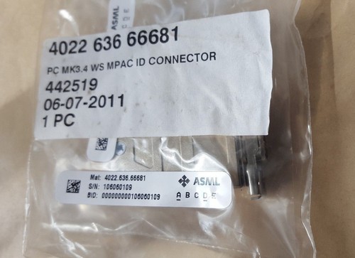 ASML 402263666681 9 POS PC MK3.4 WS MPAC ID CONNECTOR (U4.2b1) | eBay