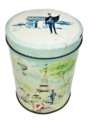 Paris France Scene Parisian Eiffel Tower Art Bridge Hot Air Balloon ...