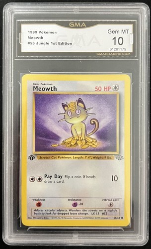 Meowth 56/64 Jungle-1st Edition Regular | eBay