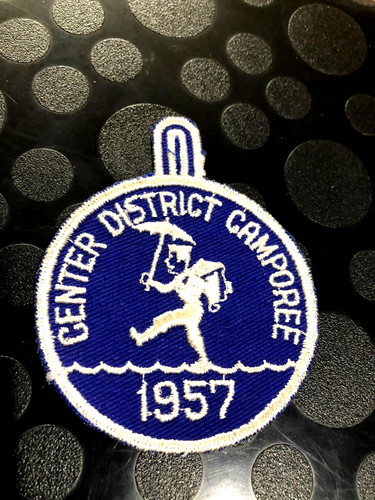 BSA 1957 CENTER DISTRICT CAMPOREE PATCH NI | eBay