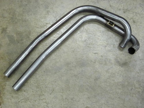 Exhaust Header pipes Triumph drag pipes 1 3/4" bare steel chopper long ...