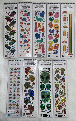 Variety of 9 Pipstickers Packs by Pipsticks | eBay