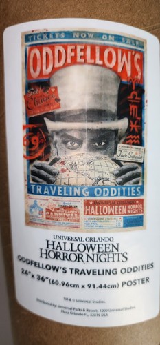 Universal Studios Halloween Horror Nights HHN 2023 Oddfellow's Poster ...