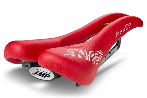 Selle SMP Lite 209 Saddle with Carbon Rails (Red) | eBay