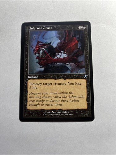 Infernal Grasp (Retro Frame) - Innistrad Remastered MTG Plus Bonus Card ...