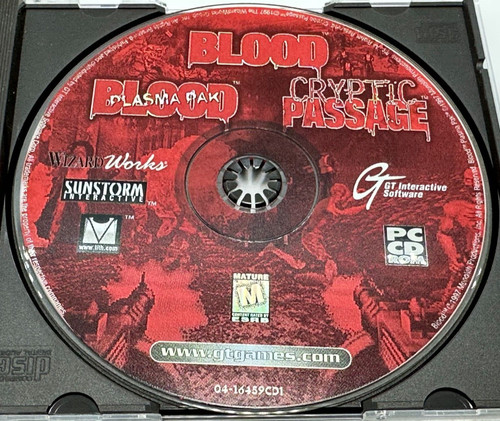 ONE UNIT WHOLE BLOOD/PLASMA PACK/CRYPTIC PASSAGE SPECIAL EDITION DISC ...