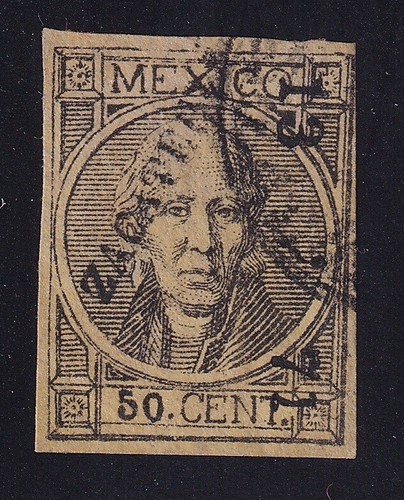 ucl62 Mexico 1868 Zacatecas thick imperforate 13-71 "Type of Mexico" | eBay